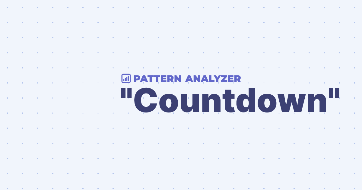 "Countdown" | Pattern Analyzer