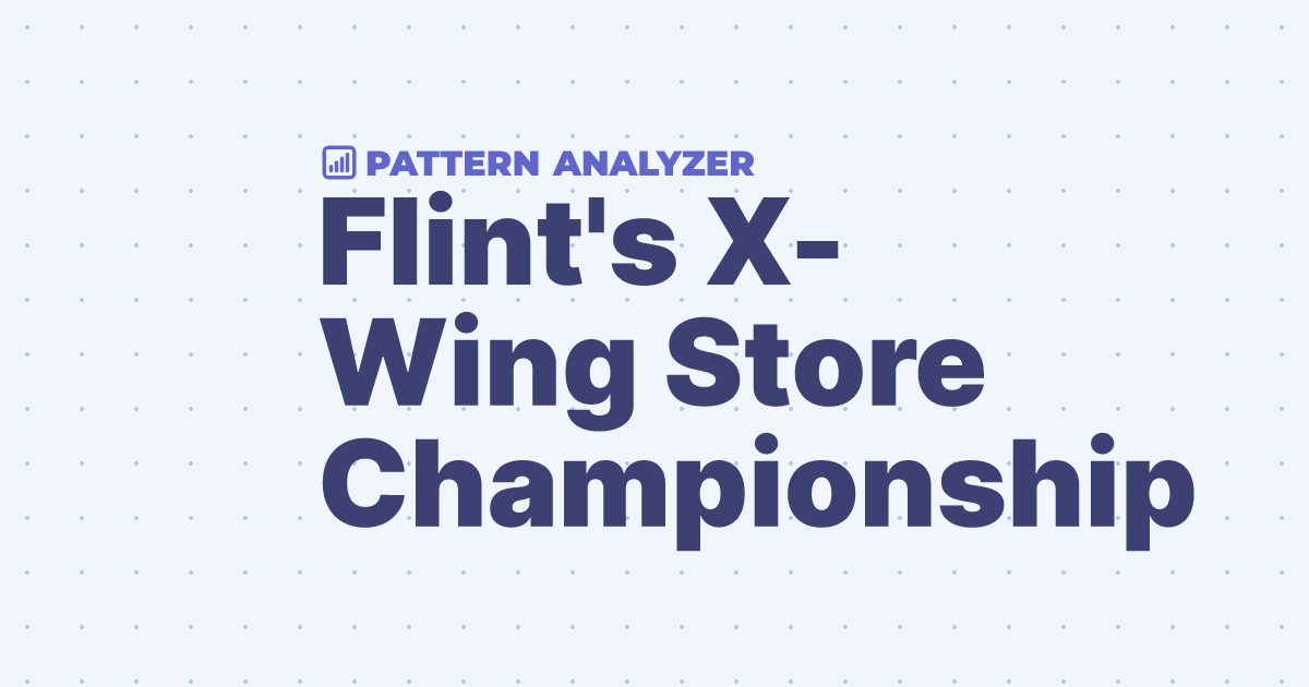 Flint's X-Wing Store Championship | Pattern Analyzer