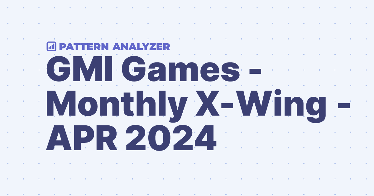 GMI Games - Monthly X-Wing - APR 2024 | Pattern Analyzer