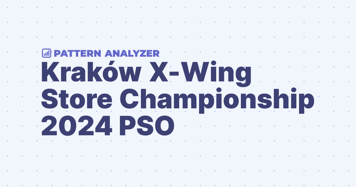 Kraków X-Wing Store Championship 2024 PSO | Pattern Analyzer