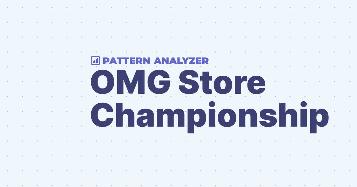 OMG Store Championship | Pattern Analyzer